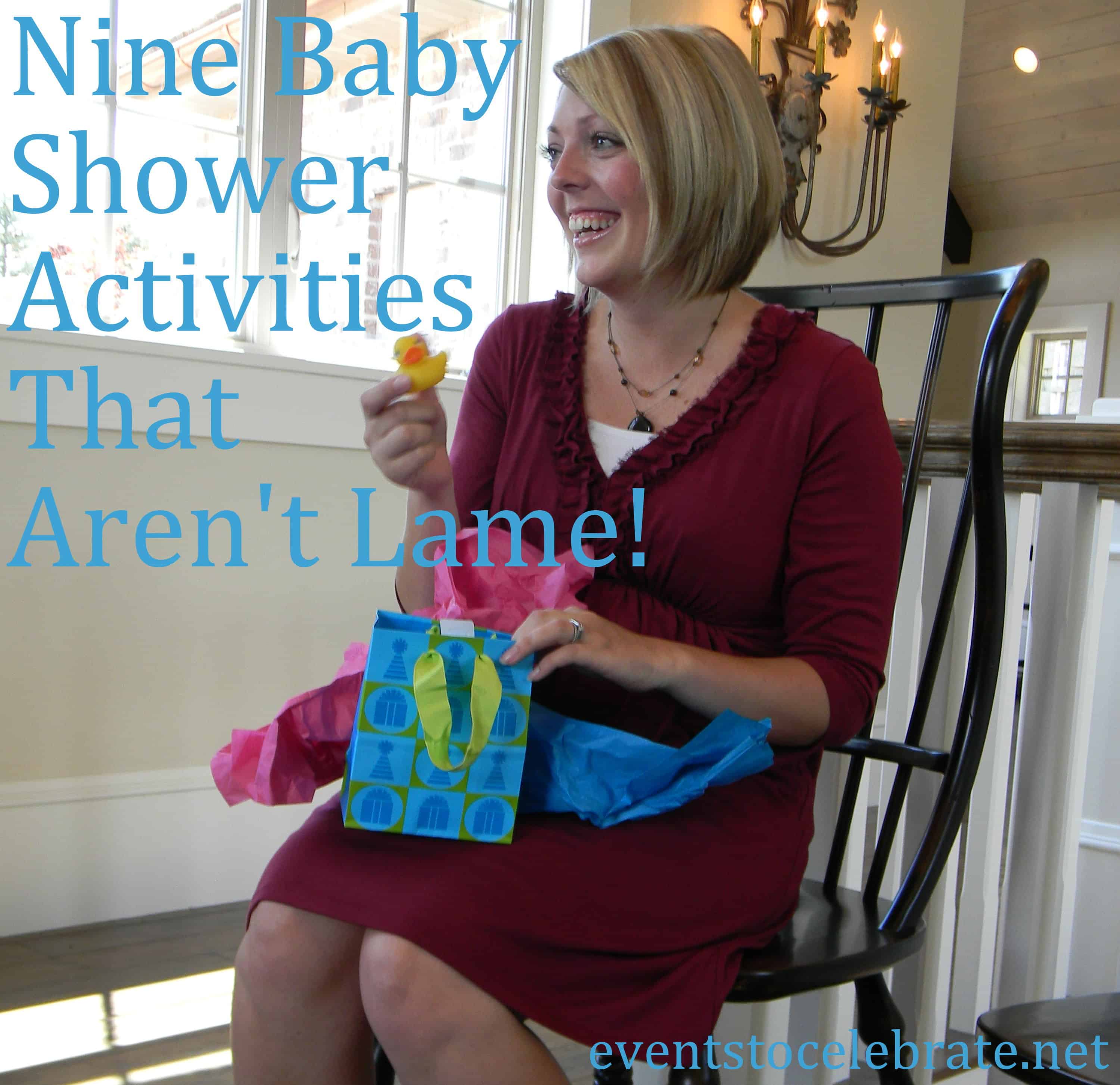 Baby Shower Games Activities Events To CELEBRATE 