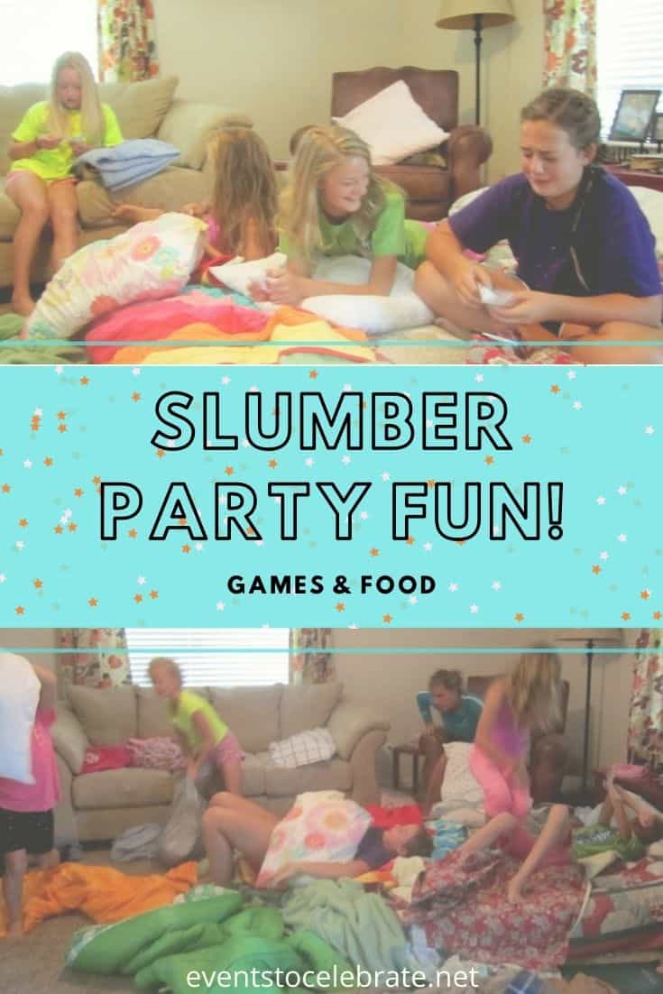 Slumber Party FUN! {Games and Food} - Party Ideas for Real People