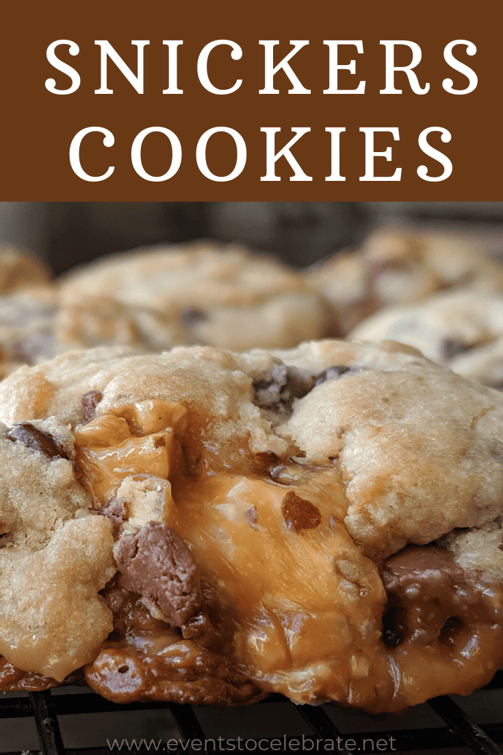 Recipe for Snickers Cookies - Party Ideas for Real People