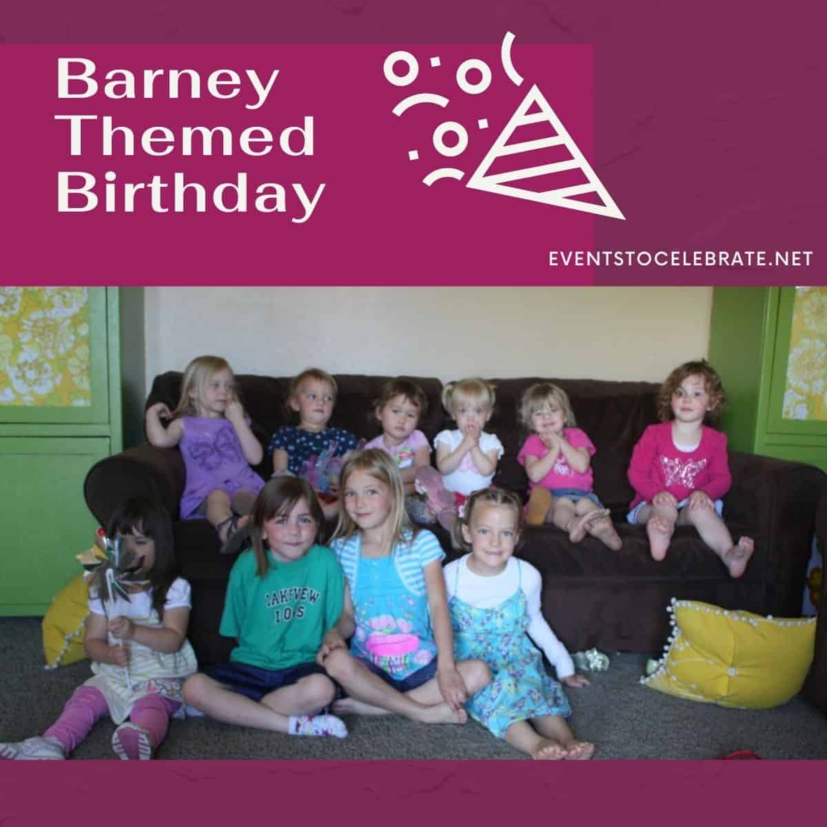 Barney Themed 3rd Birthday - Party Ideas for Real People