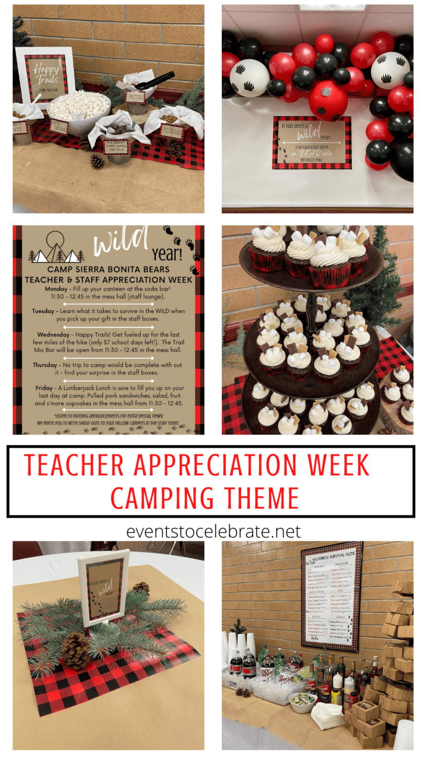 Teacher Appreciation Week Camping Theme - Party Ideas for Real People