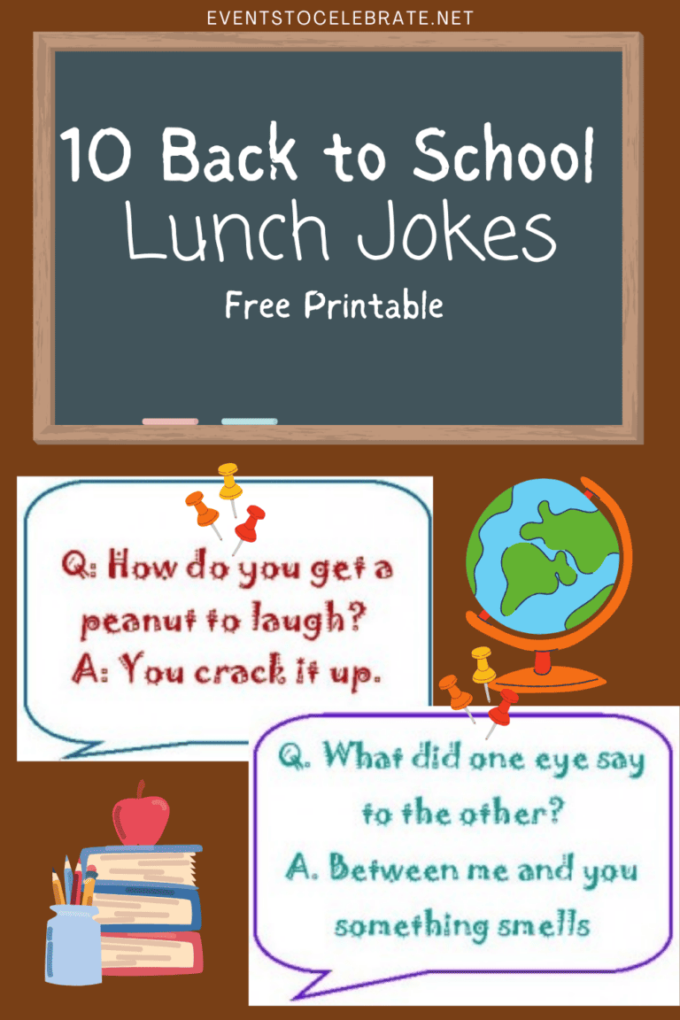 Hilarious Back to School Lunch Box Jokes – Free Printable - Party Ideas ...