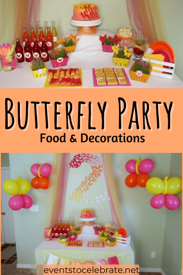 Butterfly Birthday Party: Food & Desserts - Party Ideas for Real People