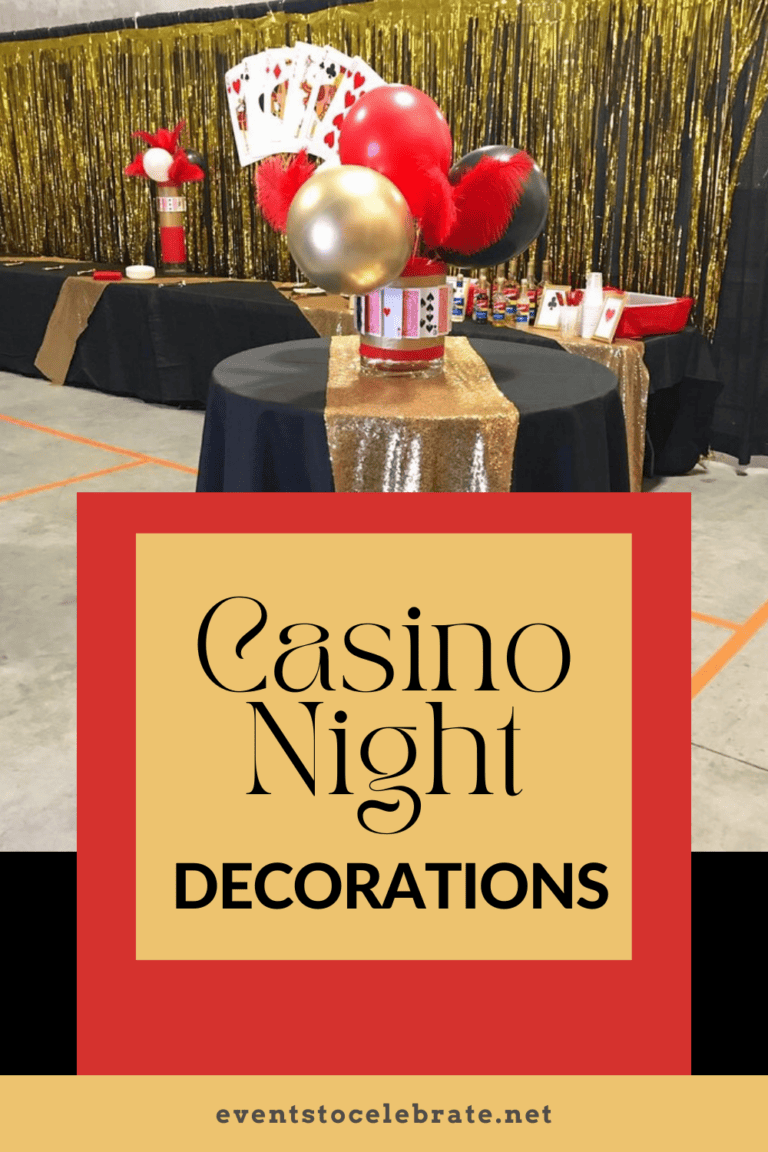 Casino Night Decorations - Party Ideas for Real People