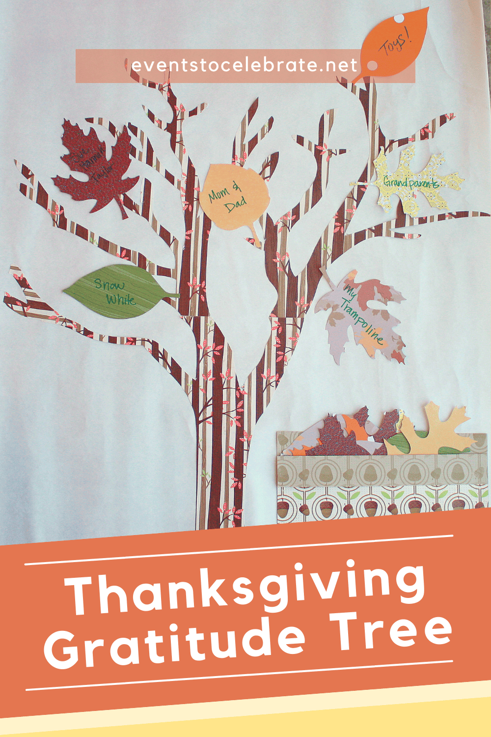 Thankful Tree - Thanksgiving Craft - Party Ideas for Real People