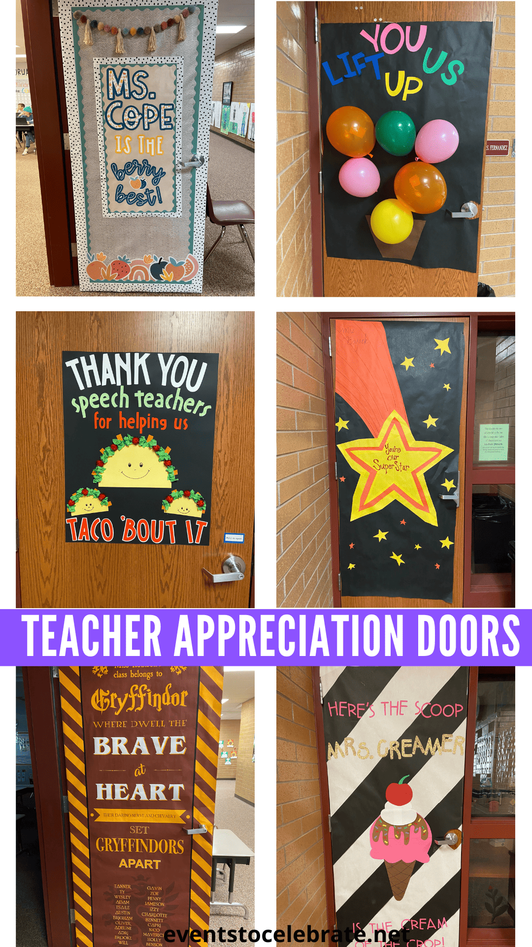 Harry Potter Door Decorations - Teacher Appreciation - Party Ideas for ...
