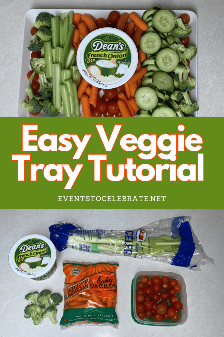 How To Make An Easy Veggie Tray - Party Ideas for Real People