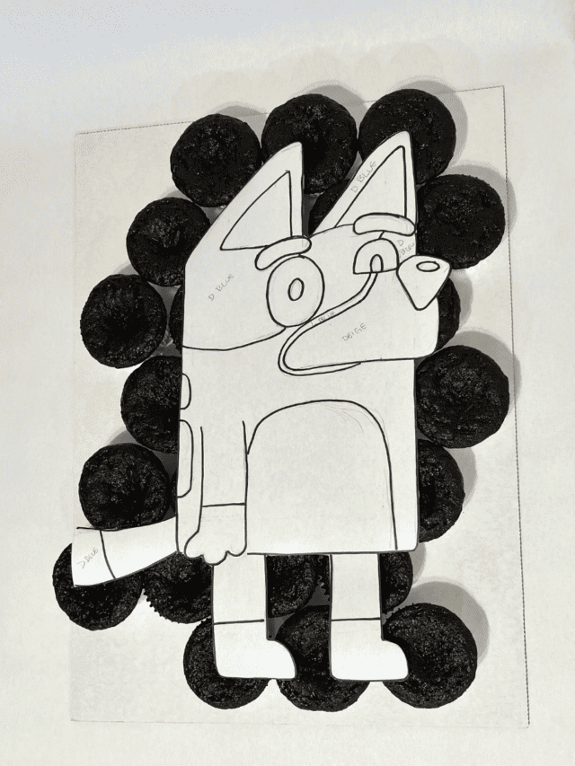 How to Make the Best Bluey Birthday Cupcake Cake - Party Ideas for Real ...