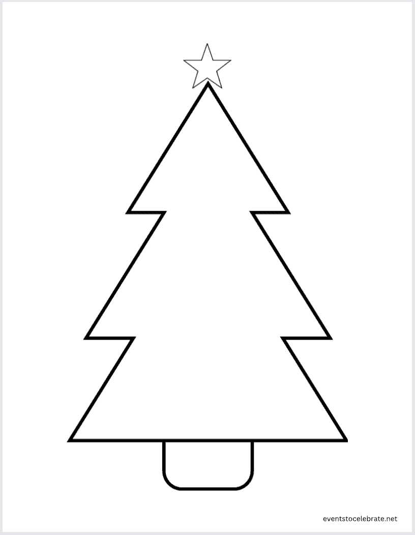 Christmas Tree Craft (Torn Paper Art) - Party Ideas for Real People