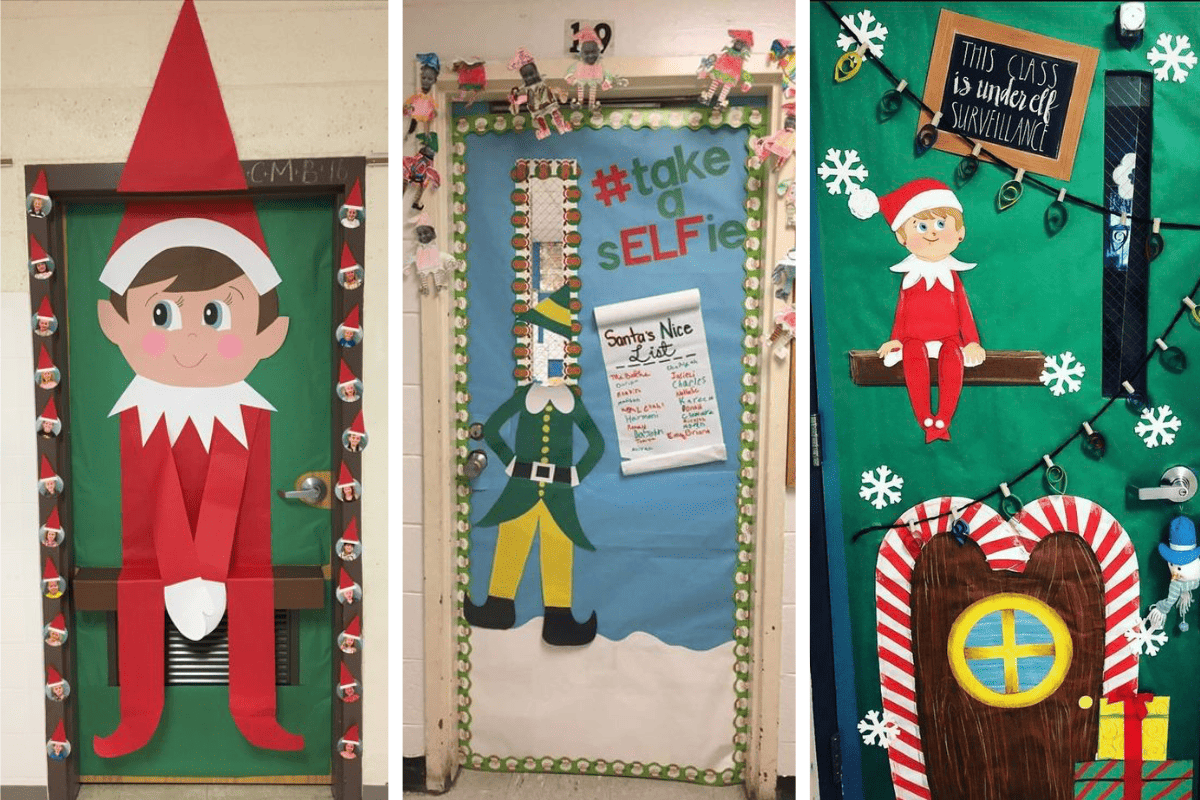 Christmas Door Decorations (For your Home, Work, or Classroom) - Party ...
