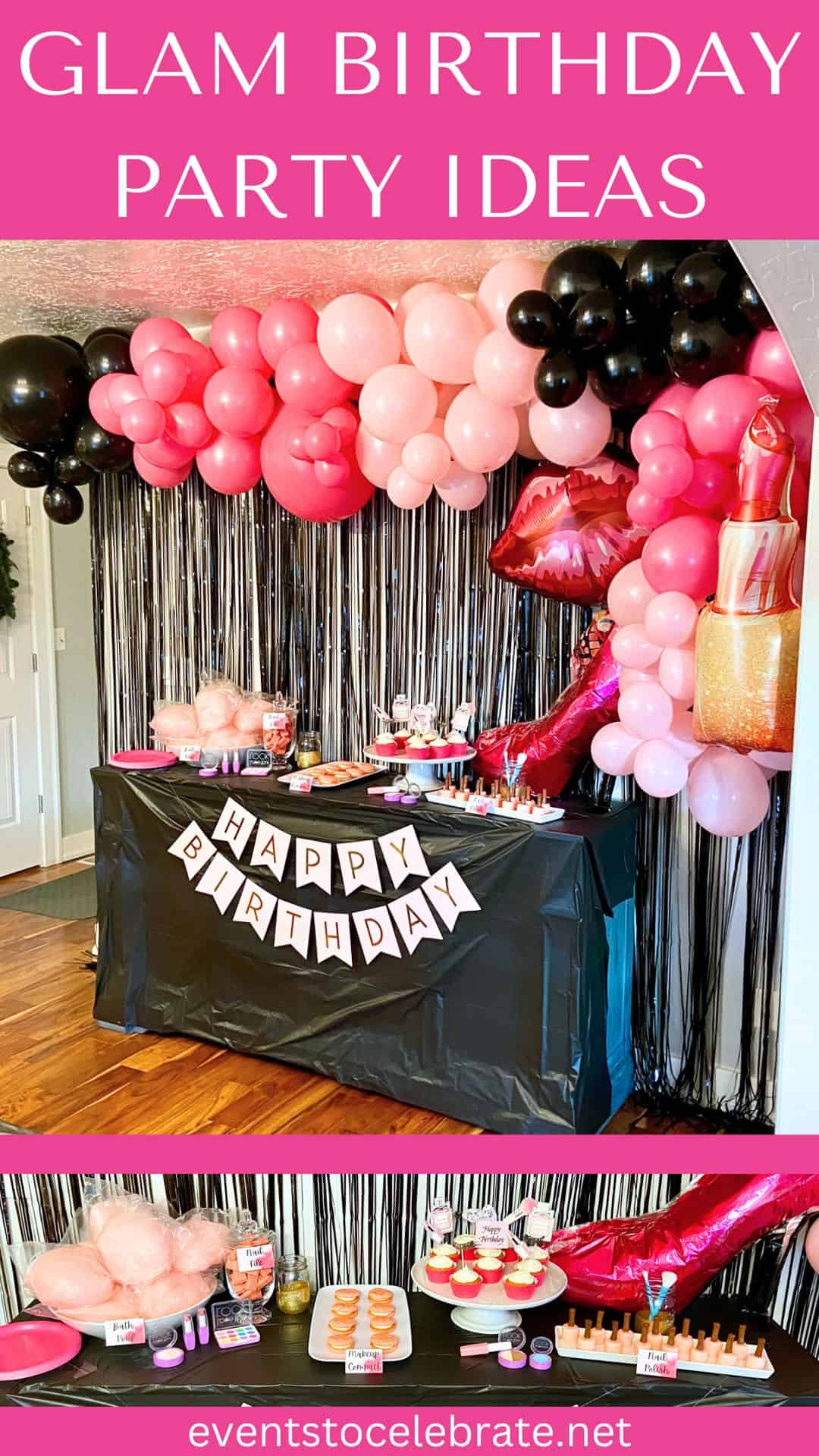 Glam Birthday Party Ideas - Party Ideas for Real People