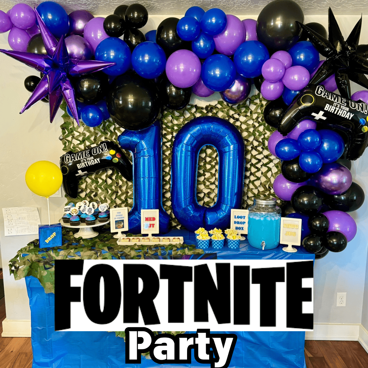Fortnite Birthday Party Ideas - Party Ideas for Real People