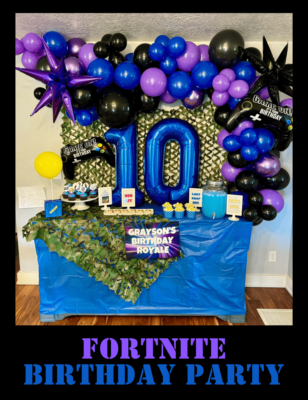 Fortnite Birthday Party Ideas - Party Ideas for Real People