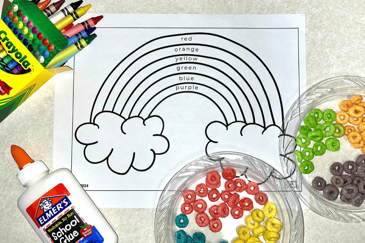 Fruit Loops Rainbow Craft for Kids! - Party Ideas for Real People