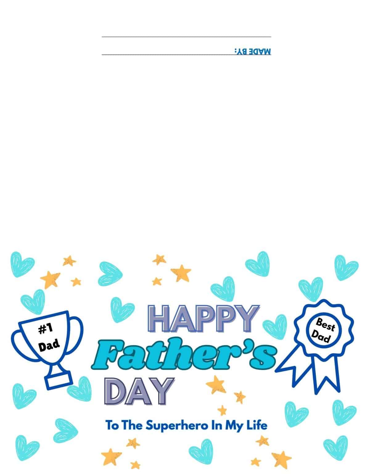 Free Father's Day Card & Coupons Printable - Party Ideas for Real People