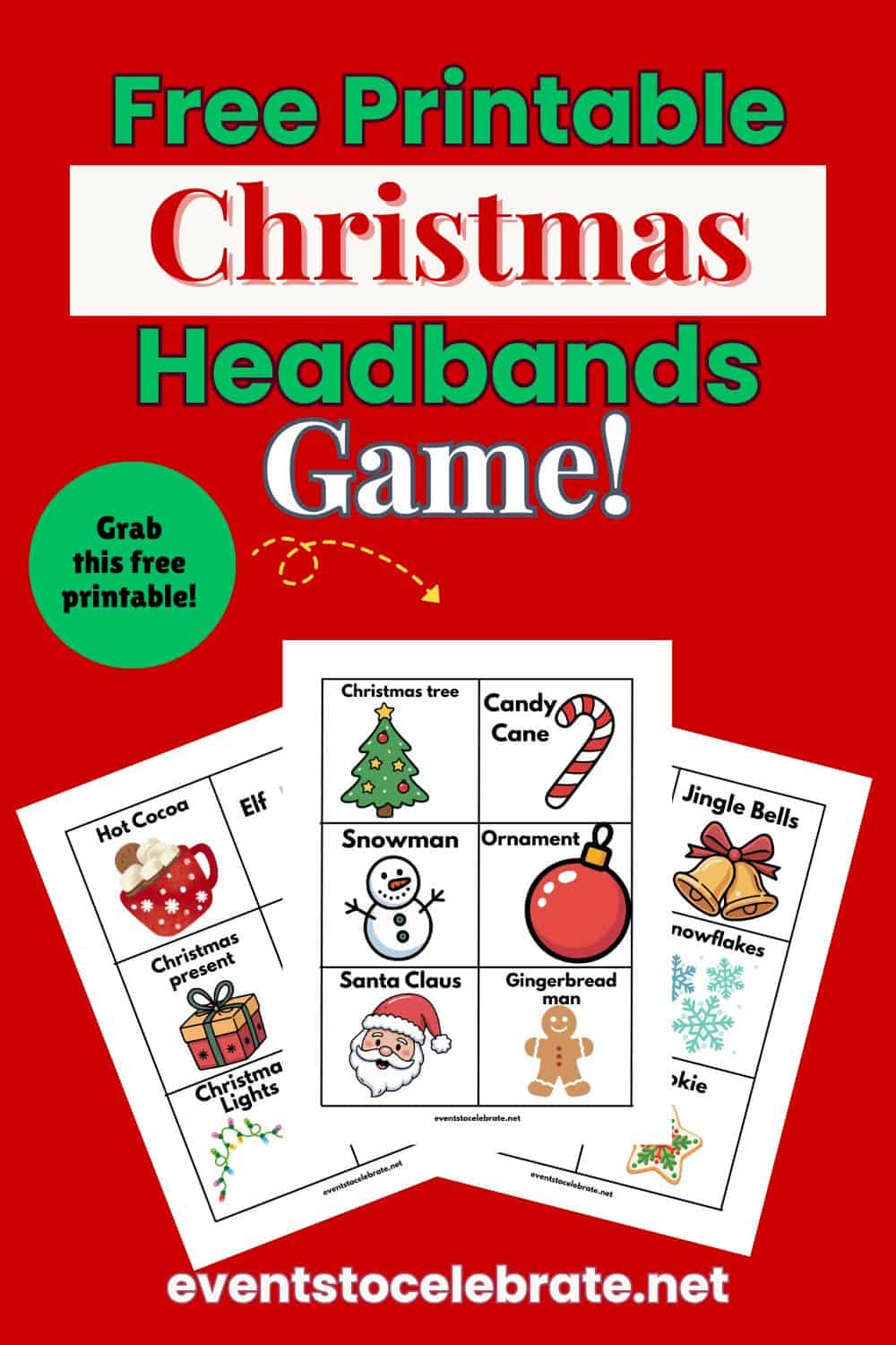 Fun & Free Christmas Headbands Game For Kids - Party Ideas for Real People